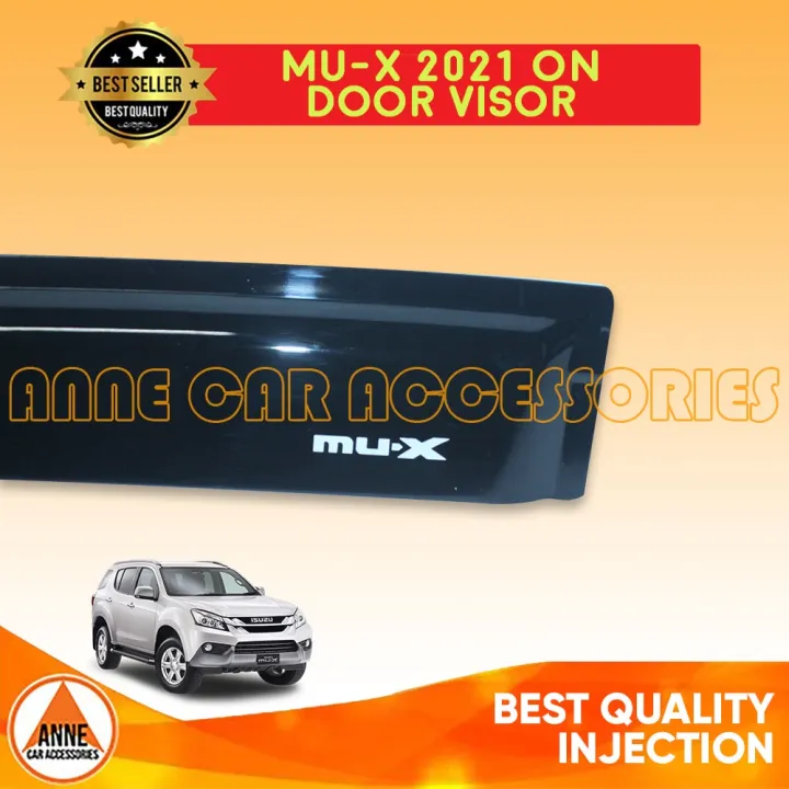 Isuzu Mu-x / MUX 2015 - 2021 Injection Type Window Deflectors Rain ...