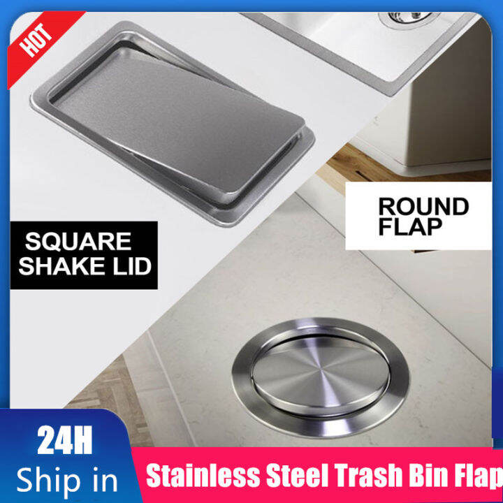 cod 【Shipping in 24 Hours COD】Stainless Steel Flap Flush Recessed Built ...