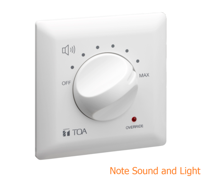 สวิตซ์เพิ่ม-ลดเสียง AT-4000 TOA Attenuator ( AT-4012 AT-4030 AT-4060 AT ...