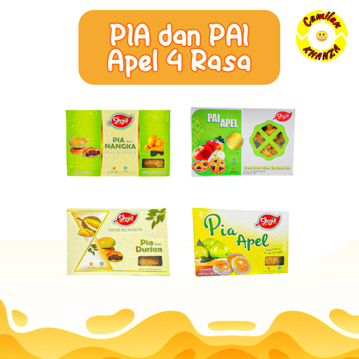 PAI APEL Pia APEL NANGKA DURIAN SYIFF KHAS KOTA WISATA BATU | Lazada ...