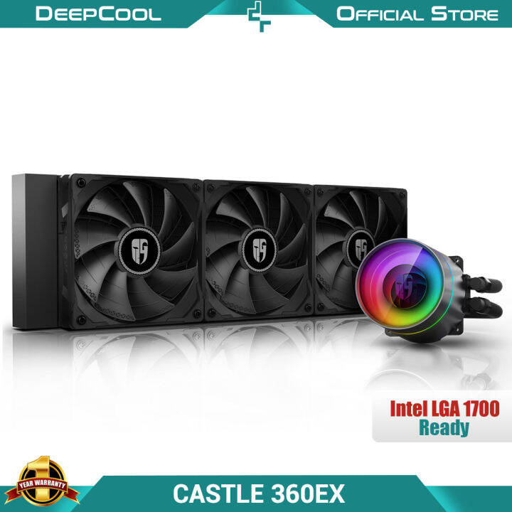 DEEPCOOL Castle 360EX (Intel LGA 1700 READY) with Anti-Leak Technology ...