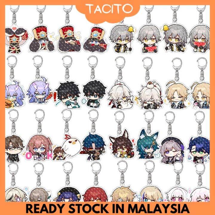 Honkai Star Rail Keychain Acrylic Keychain Cartoon Anime Game Dan Heng ...