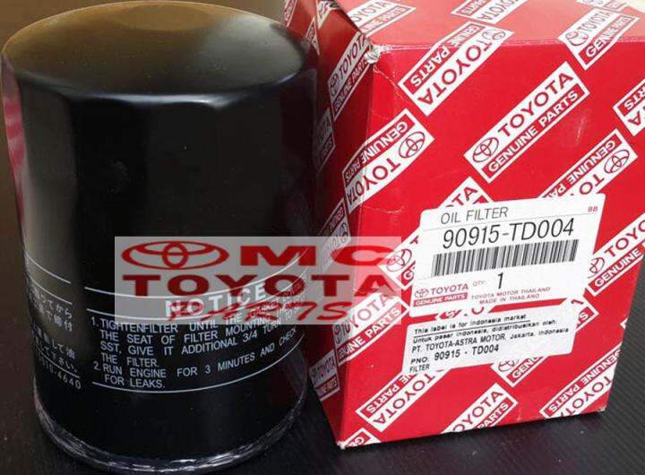 Filter/Saringan Oli Kijang Diesel Dyna Rino Hardtop Hiace 90915-TD004 ...