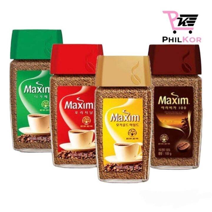 yicao485728 Maxim Coffee Granules Bottle Mocha Gold Original Decaf and ...