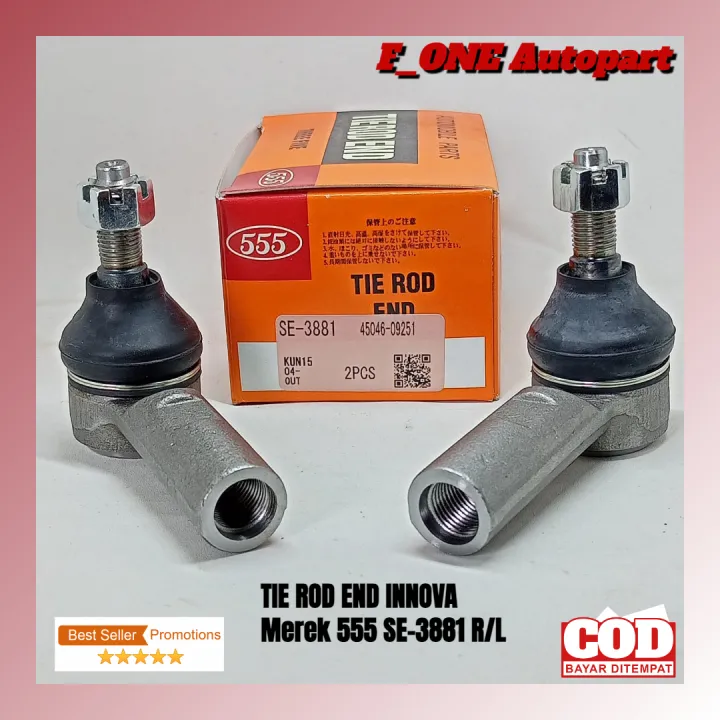 TIE ROD END INNOVA MEREK 555 SE-3881 R/L | Sparepart Toyota | Toyota ...