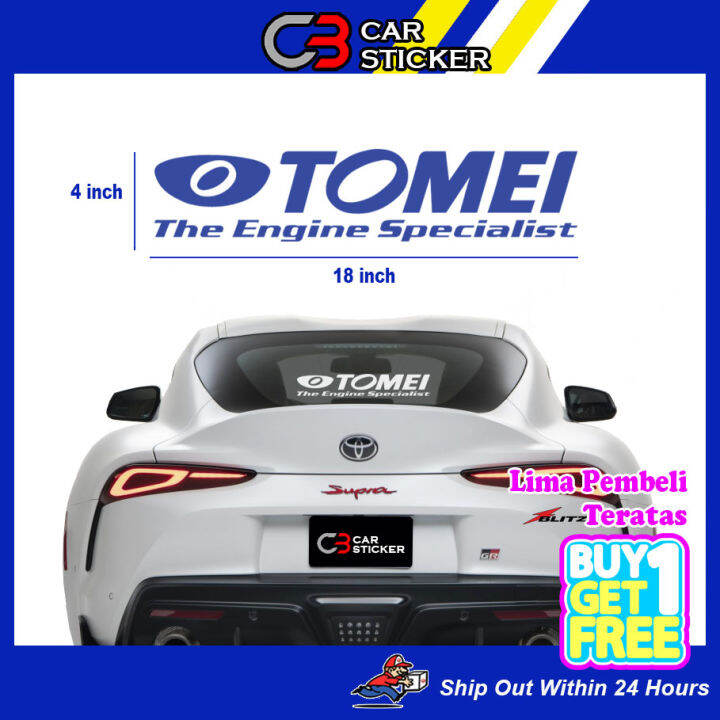 TOMEI The Engine Specialist car Sticker / cs670 | Lazada