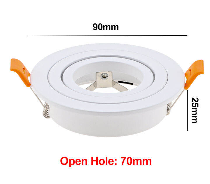 Recessed GU10 MR16 Ceiling Downlight Indoor Spot Lighting Adjustable ...