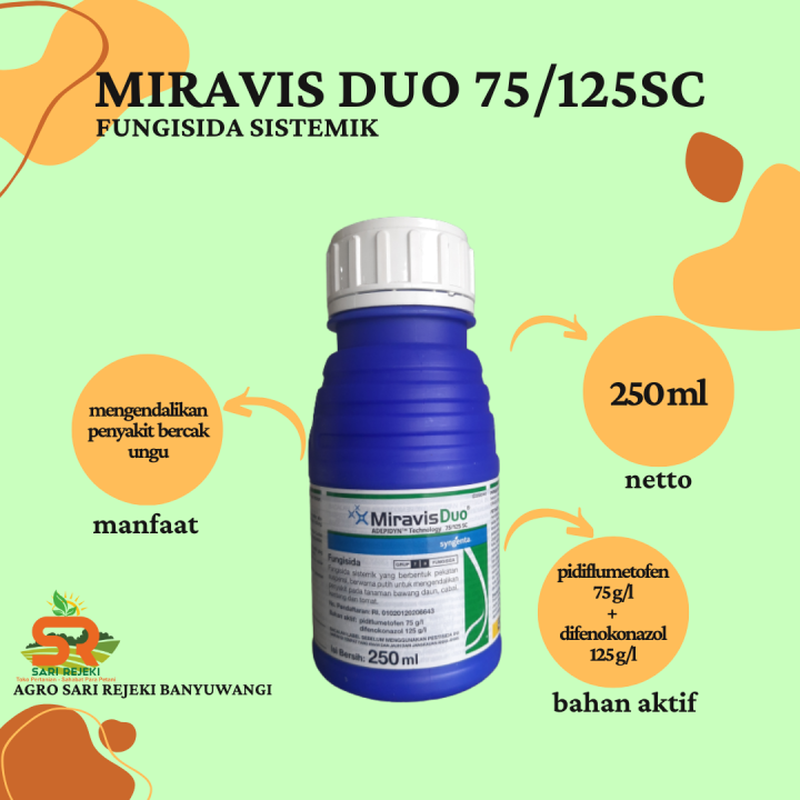 MIRAVIS DUO 75/125 SC 250ML FUNGISIDA SISTEMIK | Lazada Indonesia