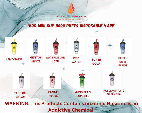 WDG 5000 puffs vape disposable | Lazada PH