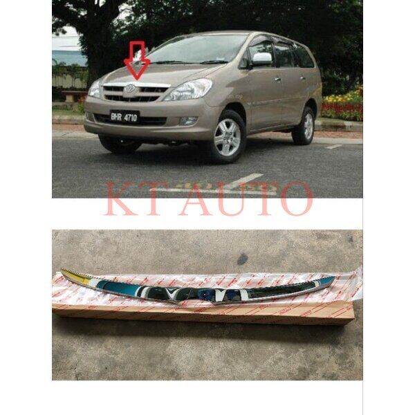 *ORIGINAL TOYOTA TGN40 INNOVA 2005 FRONT/ DEPAN BONNET MOULDING (CHROME ...