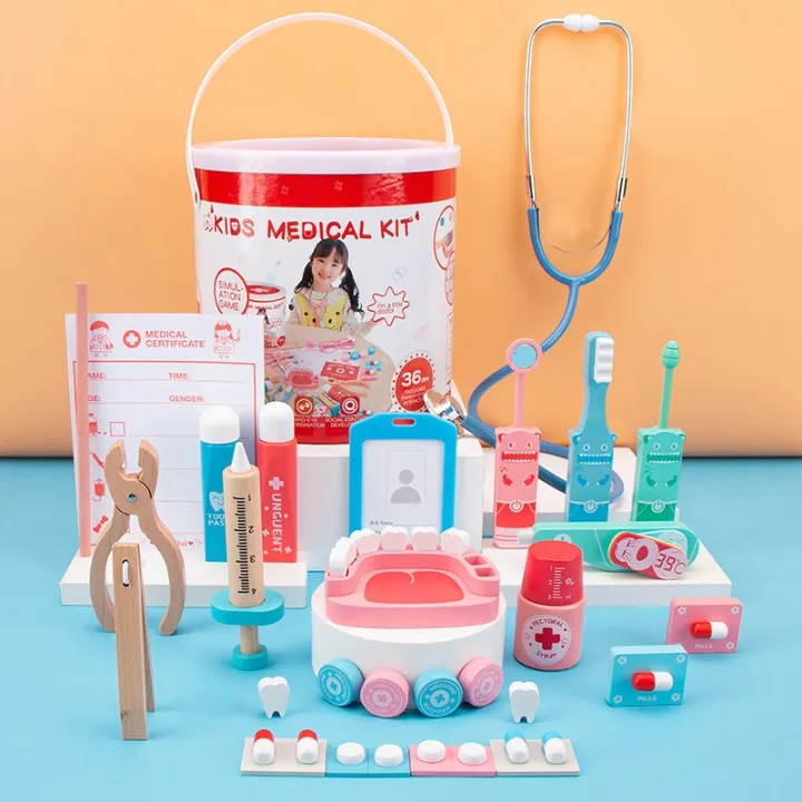 The Doctor Toys Suit Interest In Children's Wooden Simulation Play ...