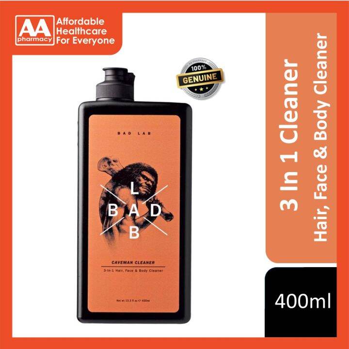 Bad Lab 3 In 1 Hair, Face, Body Cleaner- Classic 400mL | Lazada