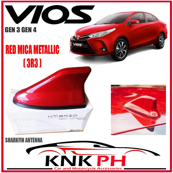 Toyota Vios Gen3 and Gen4 Red Mica Metallic 3R3 Hybrid Universal ...
