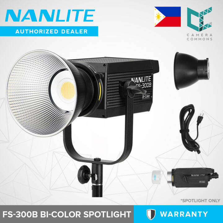 Nanlite FS-300B Bi-Color LED Video Light Spotlight for Studio ...