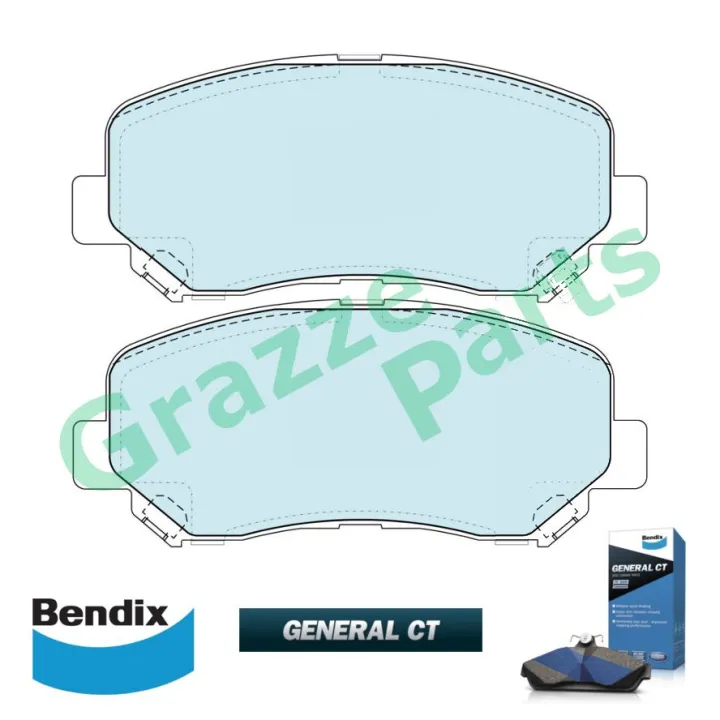 Bendix General CT Disc Brake Pad Front for DB2226 Mazda CX5 | Lazada