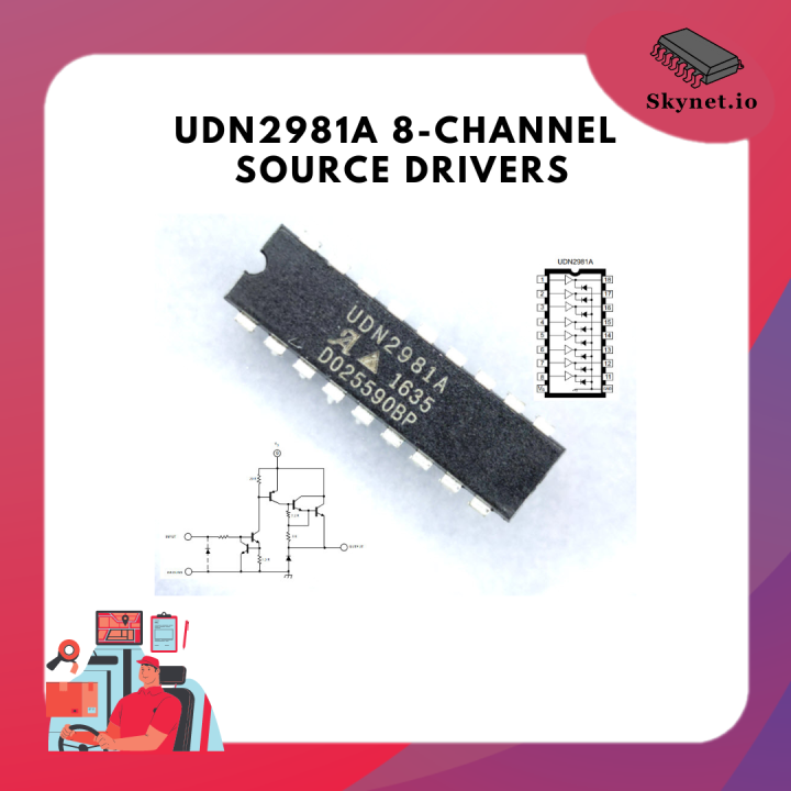 UDN2981A 8-CHANNEL SOURCE DRIVERS | Lazada.co.th