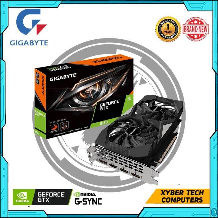 Gigabyte Nvidia GeForce® GTX 1650 WINDFORCE OC 4G | Lazada PH