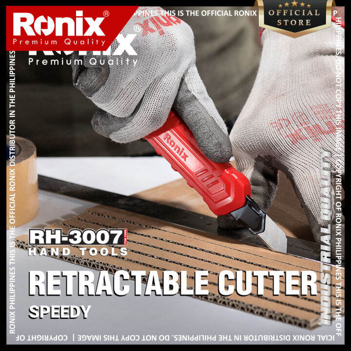 Ronix RH-3007 Retraceable Cutter, 18*0.5mm, ABS Handle High-quality ...