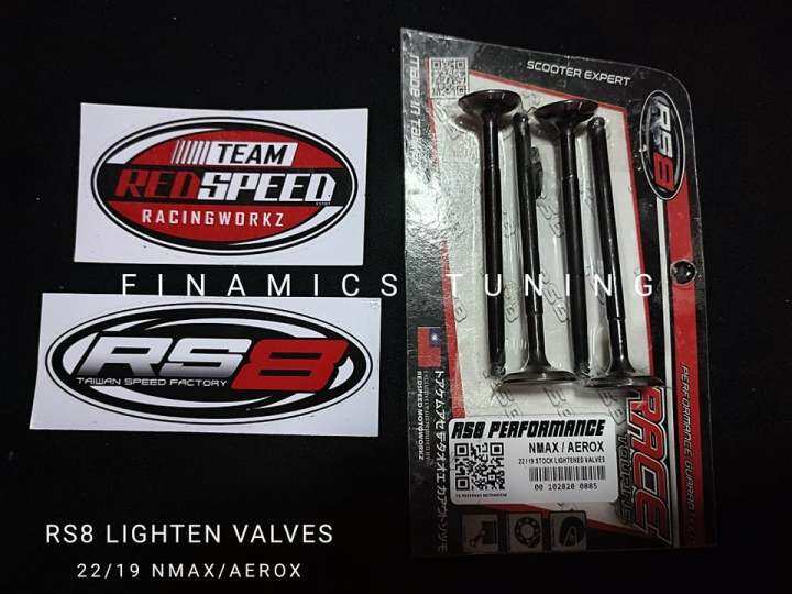 LIGHTEN VALVES YAMAHA MIO YAMAHA NMAX AEROX RS8 REDSPEED | Lazada PH