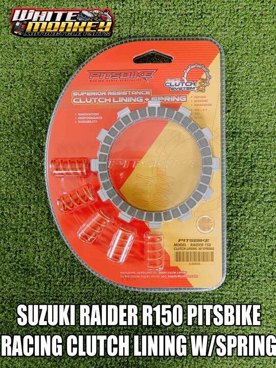 PITSBIKE SUZUKI RAIDER R150 CLUTCH LINING W/SPRING | Lazada PH