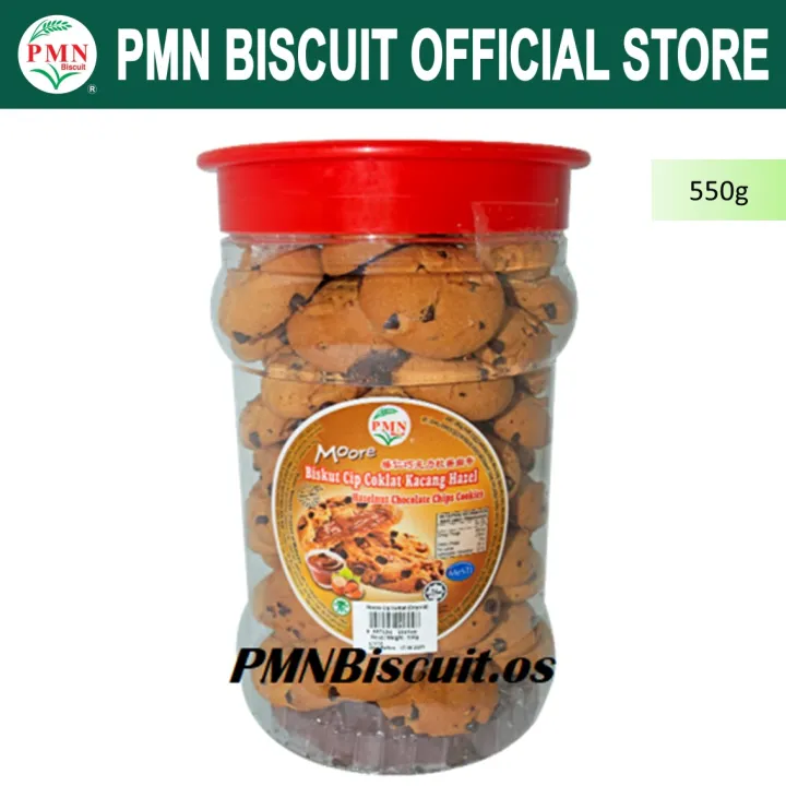 550g Moore Chips Cookies (Original). Biskut Raya. Chocolate Meleleh ...