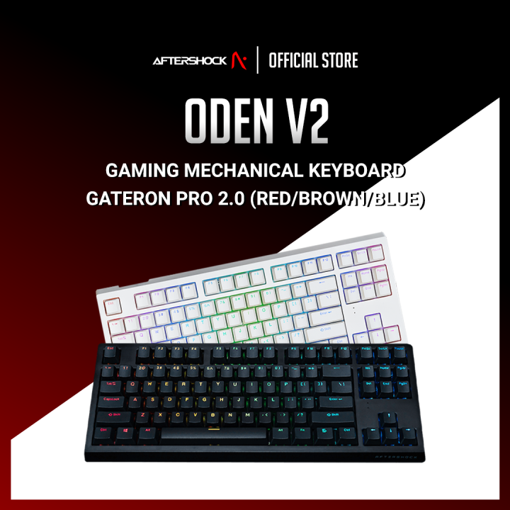 AFTERSHOCK Oden V2 Mechanical Keyboard | RGB | Gateron Pro 2.0 | Linear ...