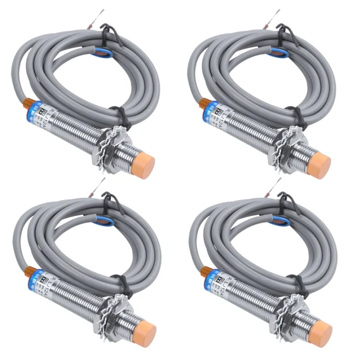 4X DC6-36V 300MA NPN NO 3-Wire 4mm Tubular Inductive Proximity Sensor Switch LJ12A3-4-Z-BX ...