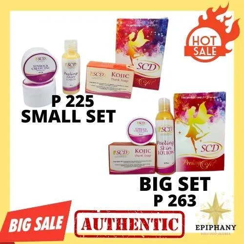 SCD PEELING LOTION SET BIG OR SMALL AUTHENTIC | Lazada PH