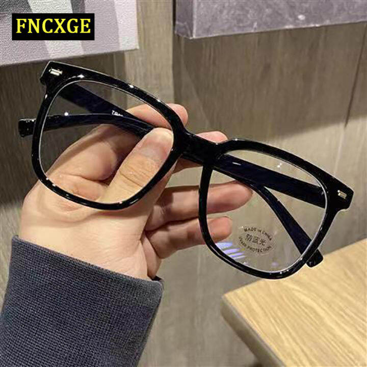 FNCXGE แว่นตาสายสั้น 0.0 ถึง -6.0 แฟชั่น สไตล์เกาหลี กรองแสงสีฟ้า สำหรับบุรุษและสตรี แว่นทรง ...