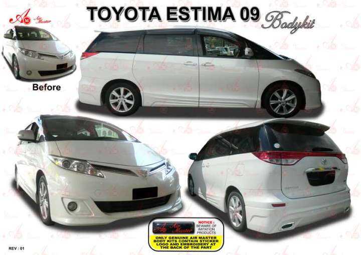 Toyota estima 2009 2010 2011 AM Airmaster air master bodykit body kit ...