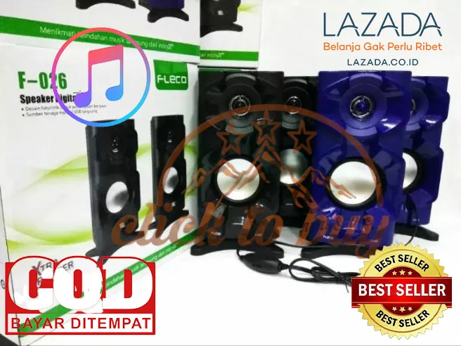 Speaker Aktif F026 Usb 2.0 Pc/Laptop/TV/Hp Super Bass Sound Digital Multi Portable Bluetooth ...