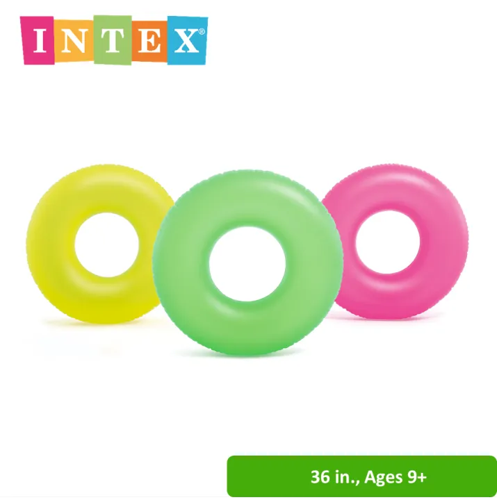 INTEX® 59262 Neon Frost Tubes, Ages 9+ (36 in) | Lazada PH