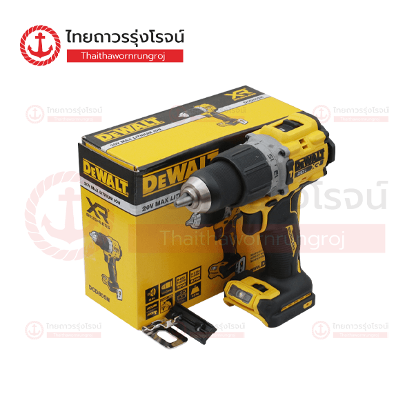 DEWALT DCD805 สว่านกระแทกไร้สาย 13mm 18-20v 90nm BLM DCD805N-B1 ...
