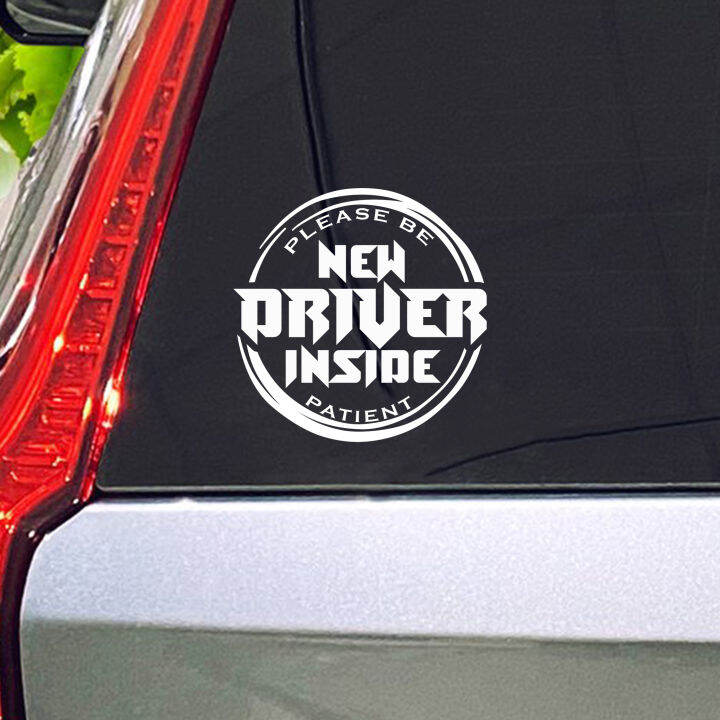 "NEW DRIVER" Car Sticker 15 X 15 cm | Lazada PH
