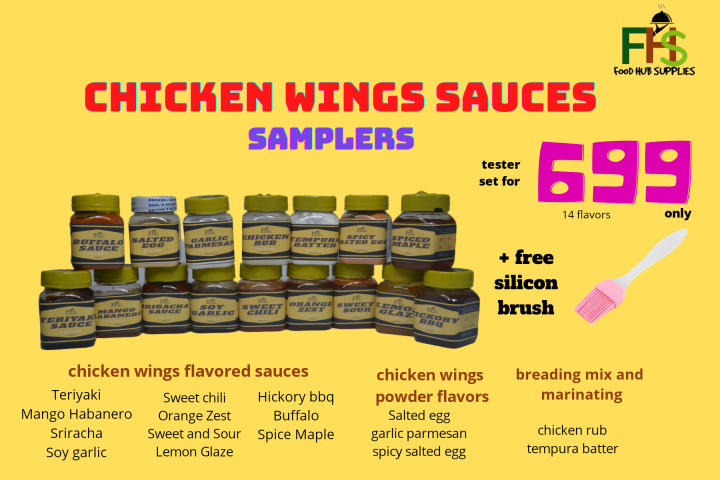 chicken wings sauces samplers | Lazada PH