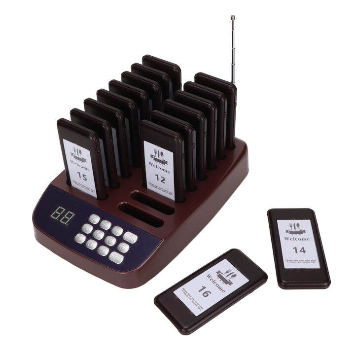 Table Paging System, Oil Proof 3 Modes Flexible Wireless Pager System ...