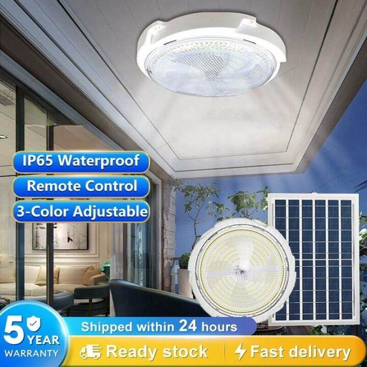 Solar ceiling light 100W-500W outdoor waterproof solar light with ...