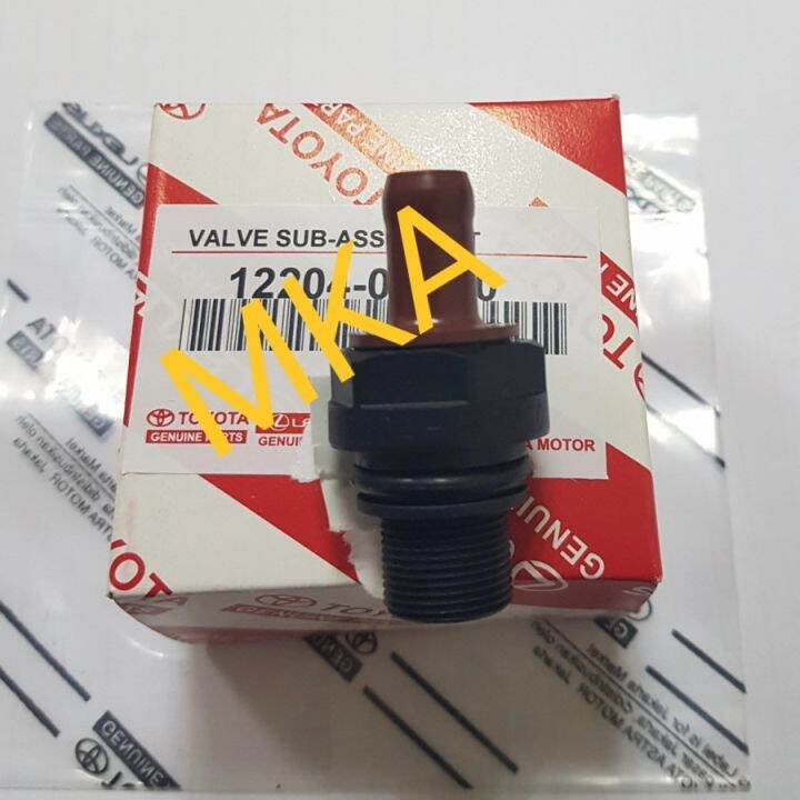 SWITCH VALVE PCV VENTILATOR INNOVA REBORN HILUX FORTUNER VRZ NEW 12204 ...
