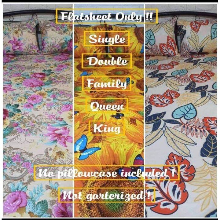 kumot cotton malambot Kumot / Blanket /Flatsheet ONLY Floral/ Leafy ...