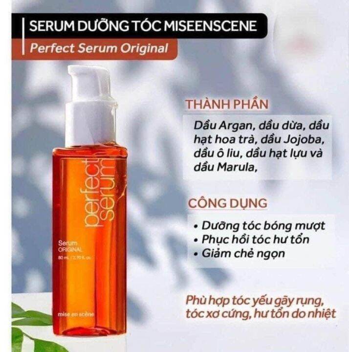 TINH CHẤT DƯỠNG TÓC MISSEN SCENE PERFECT SERUM - Dưỡng tóc Missen mẫu ...