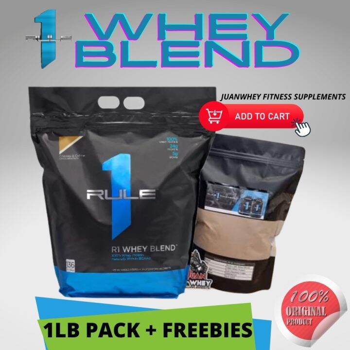 Whey Protein Rule 1 Whey Protein Blend Powder (1LB/2LBS) | Lazada PH
