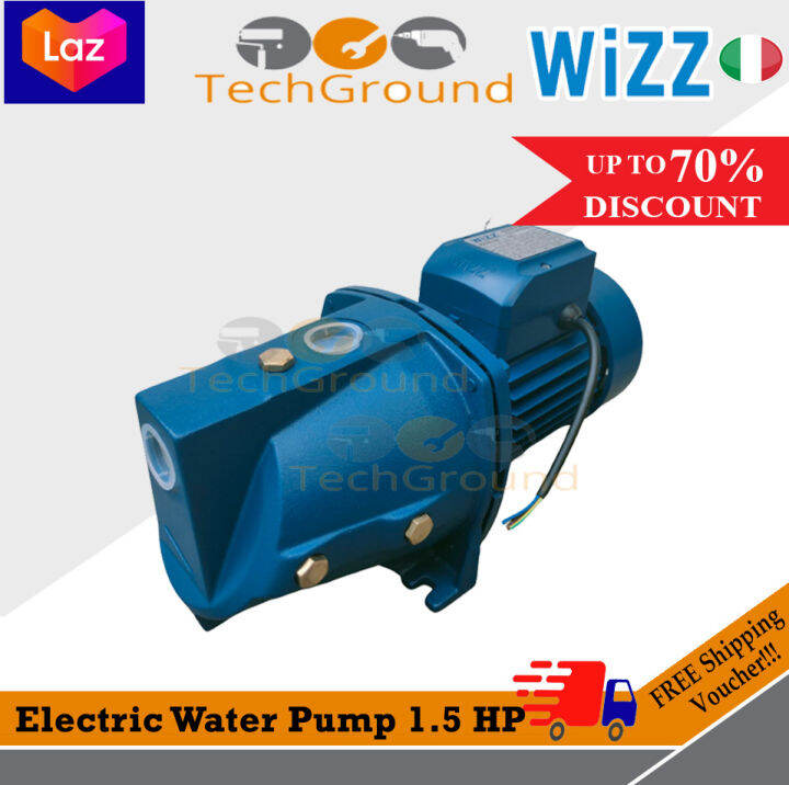 Wizz Electric Water Pump 1.5 HP Self Priming Pump | Lazada PH