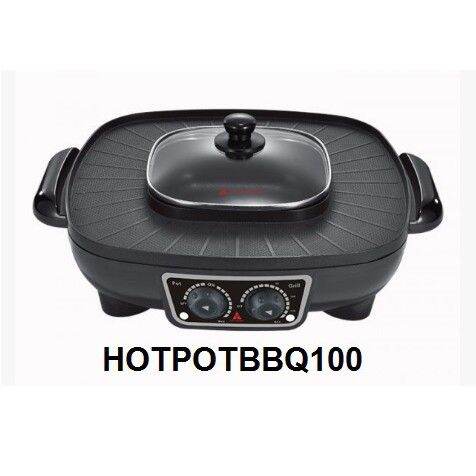 Hanabishi HOTPOT BBQ GRILLER HHOTPOTBBQ-100 | Lazada PH