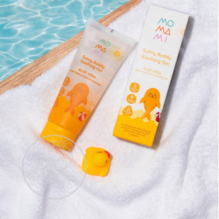 Sunscreen Momami Sunny Buddy Soothing Gel 100 ml | Lazada Indonesia