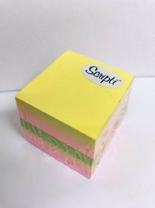 Scripti Neon 5 Color 2x2 Stick On Note 500 sheets | Lazada