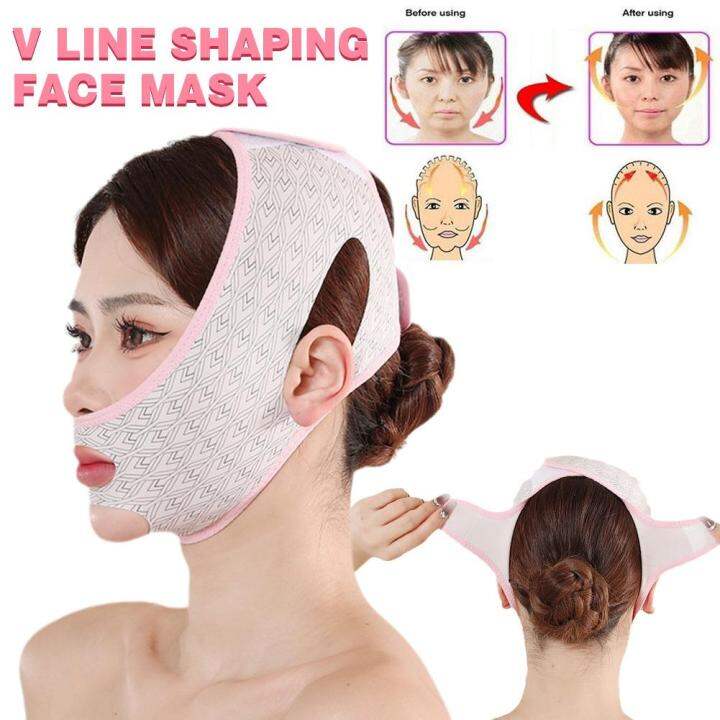 V Face Face Support Mask Lifting and Firming to Prevent Double Chin ...