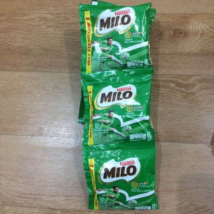 Nestle Milo Bubuk 3 in 1 Kemasan Sachet 22 g Cokelat | Lazada Indonesia
