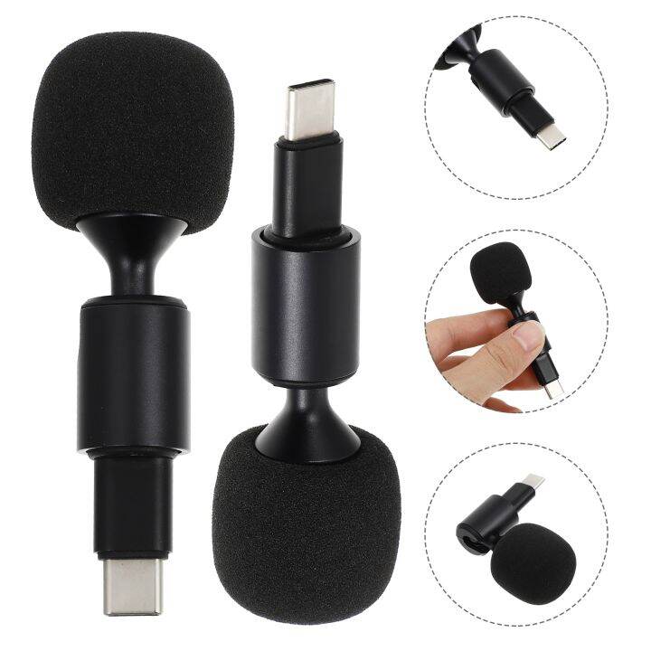 Microphone Usb Type C Computer Mic Mini Condenser Pc Plug Speaker ...