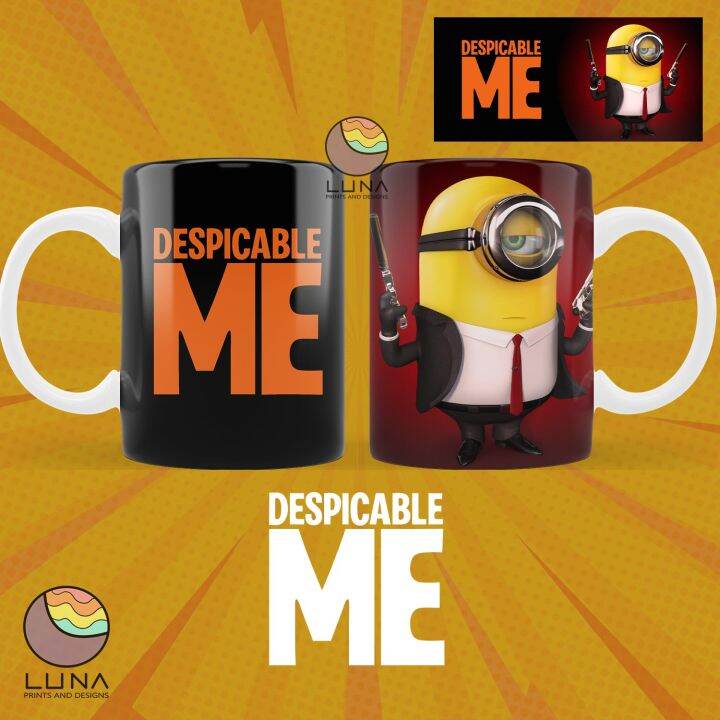 Despicable Me Mug Collection (Minions, Gru, Agnes) - The Luna Merch ...