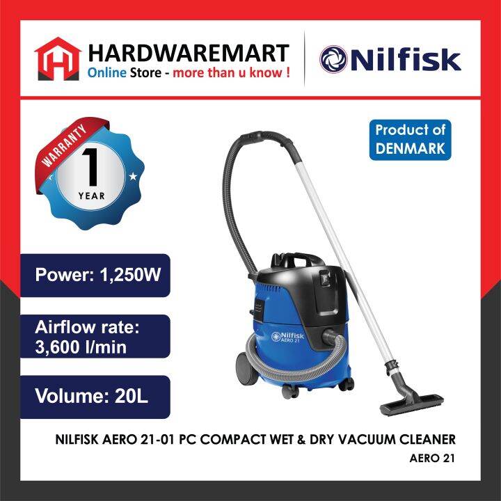 NILFISK AERO 21-01 PC Compact Wet & Dry Vacuum Cleaner | Lazada